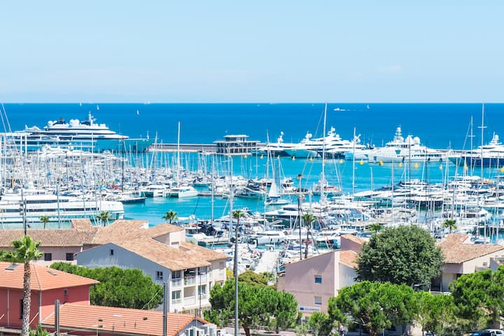 Appartement T2 Vue Mer Et Port D'antibes - 안티베