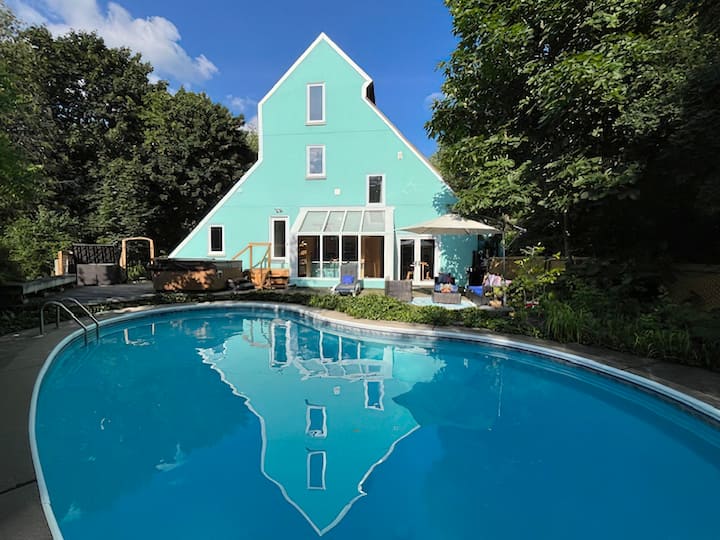 Riverside Retreat /W Pool,hot Tub & Sauna In Elora - Fergus