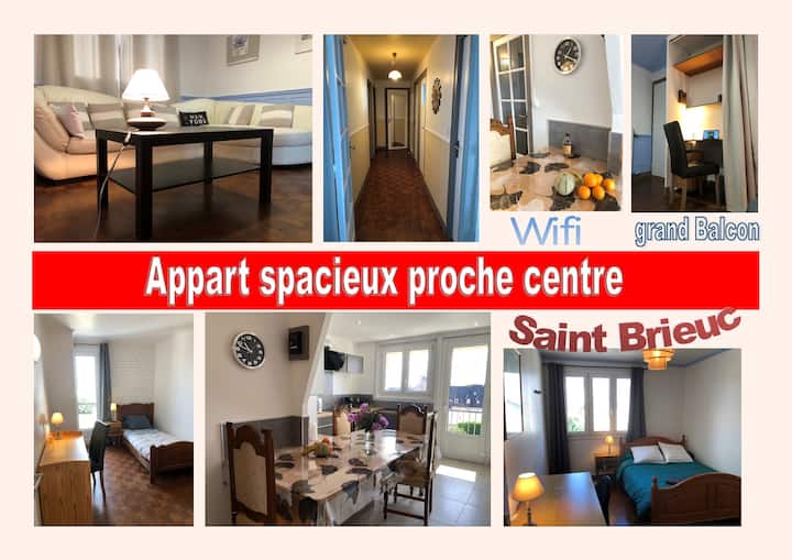 Spacieux Pour Familles Et Pro Centre A Pied - Saint-Brieuc