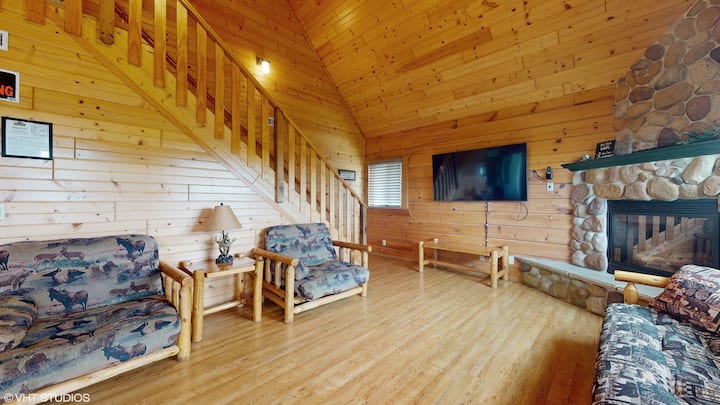 Cozy Entire Cabin With A Loft - Three Bears Resort, Warrens