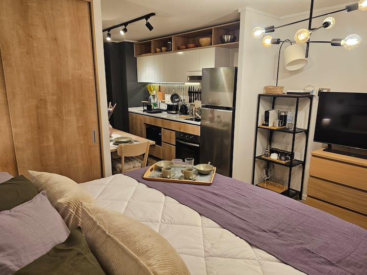 Encanto Con Cama King, Terraza, Climatizado Y Wifi - Chile