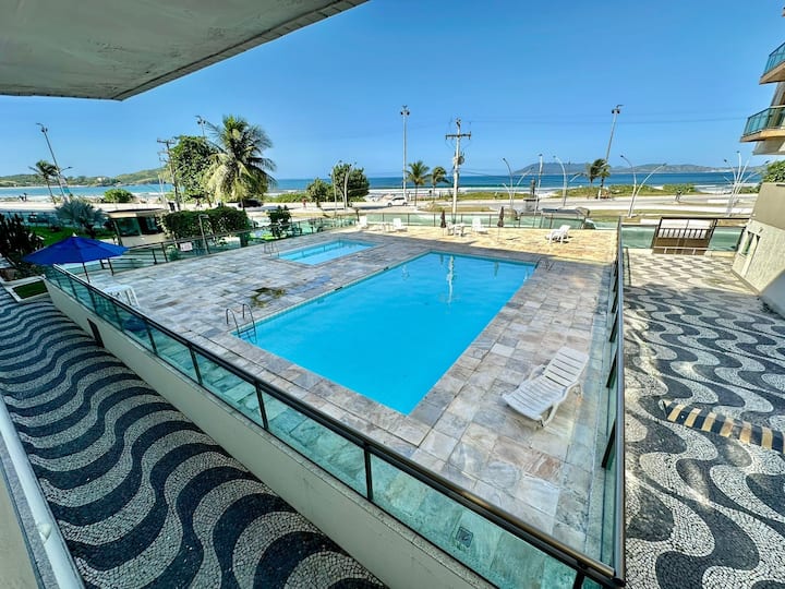 Ap Alecrim Praia Do Forte Cabo Frio Pé Na Areia3qt - Cabo Frio