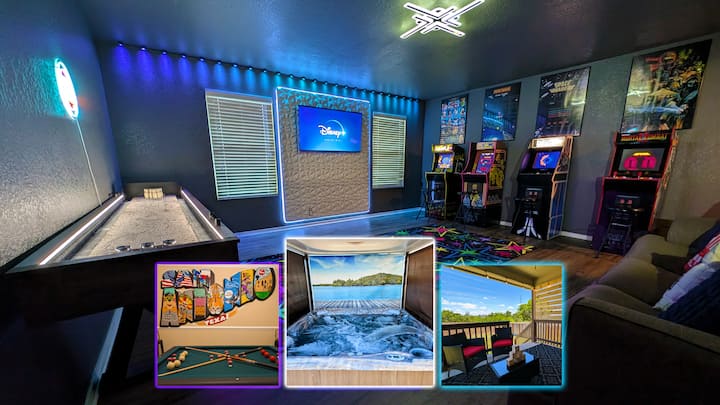 Gaming-hot Tub-seaworld-bmt-pool-mural-king Beds - Texas