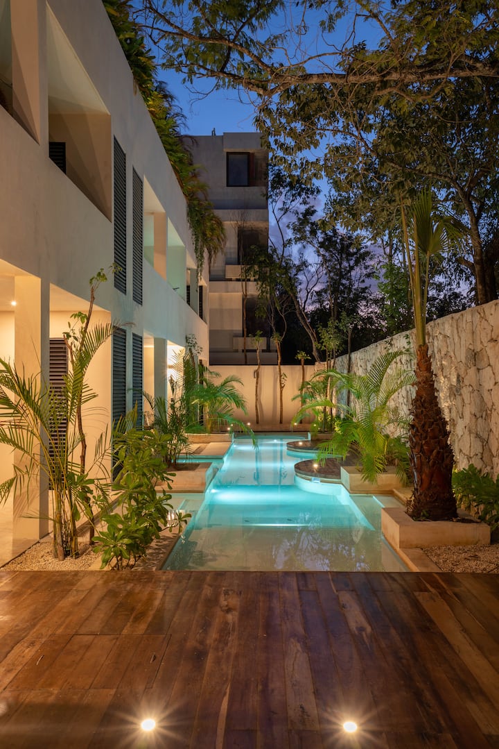 Cozy Tulum Style Apt- Aldea Zama - 5 Ppl- Itza 106 - Tulum