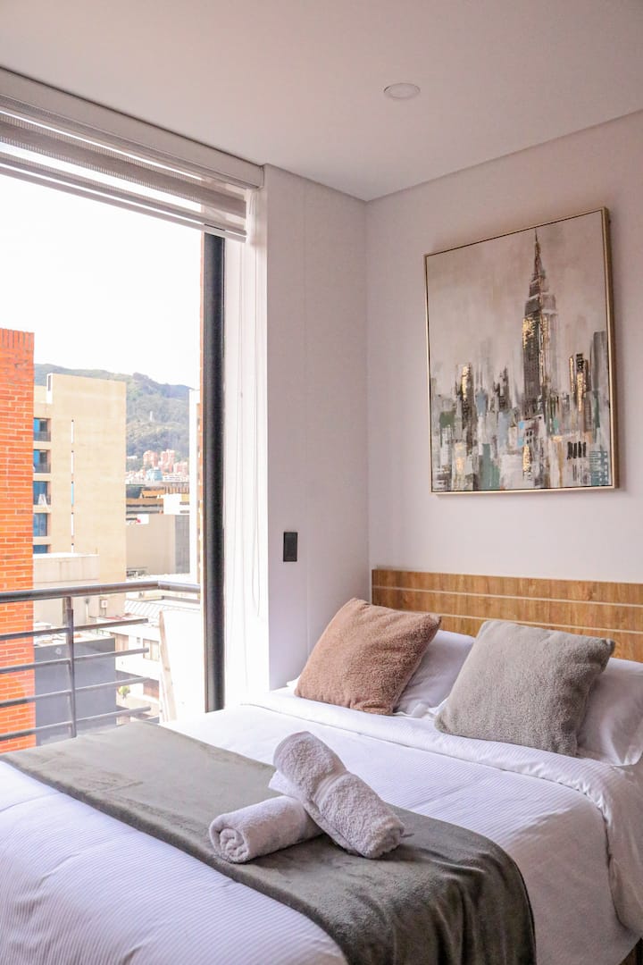 613 - Bright Studio With Balcony - Bogota