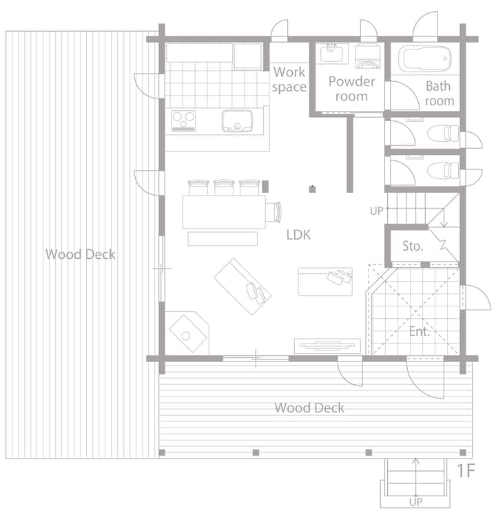 Rose Of Sharon｜brand New Woden Loghouse - Hakuba