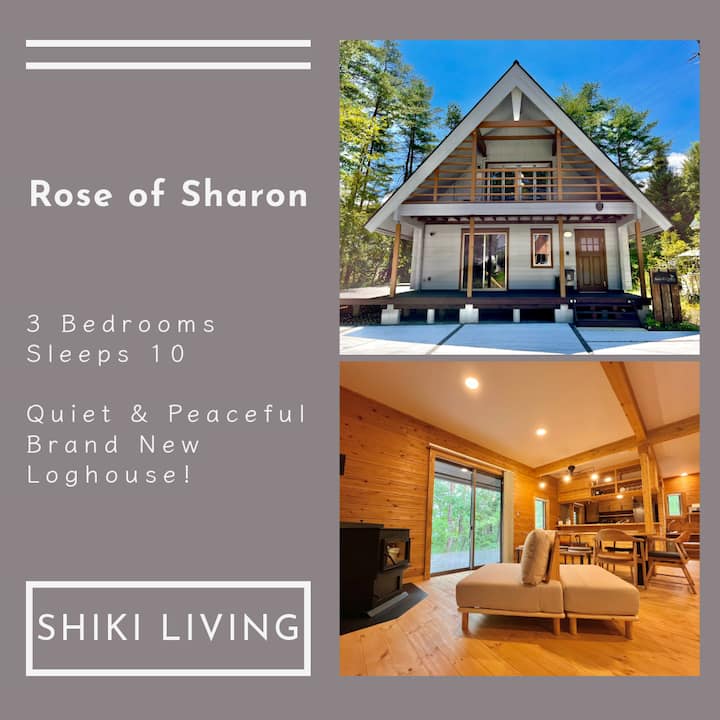 Rose Of Sharon｜brand New Woden Loghouse - Hakuba