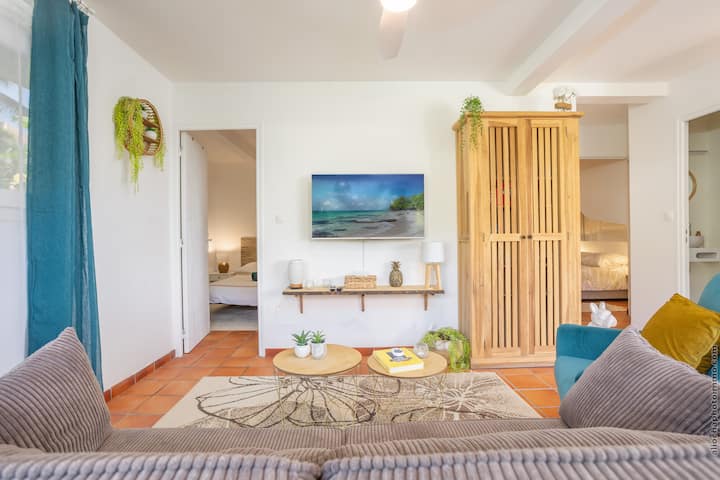 Maison Ti Cactus, T3 - Vue Baie Du Marin, Piscine - Martinique