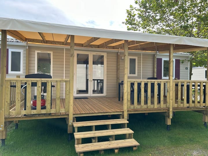 Mobil-home 6/8p 3ch 2sb Clim - Seignosse