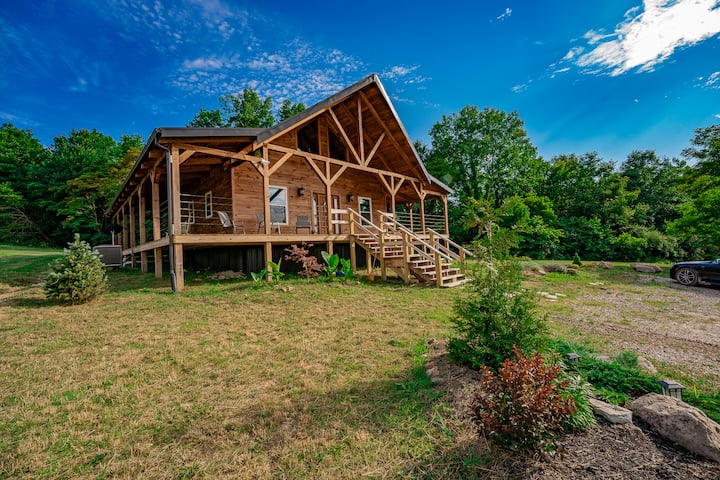 Rustic Comfort At Puritan Ridge - Lake Alma State Park, Wellston