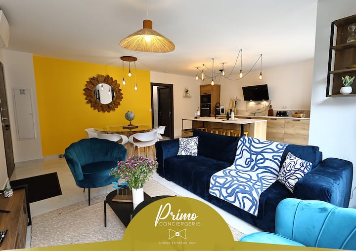 Splendide Appartement 4*  Neuf Vue Montagne - Bonifacio