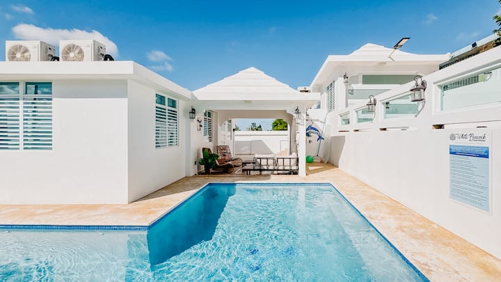 Whitepeacock | Private Pool & Near Amazing Beaches - Porto Rico