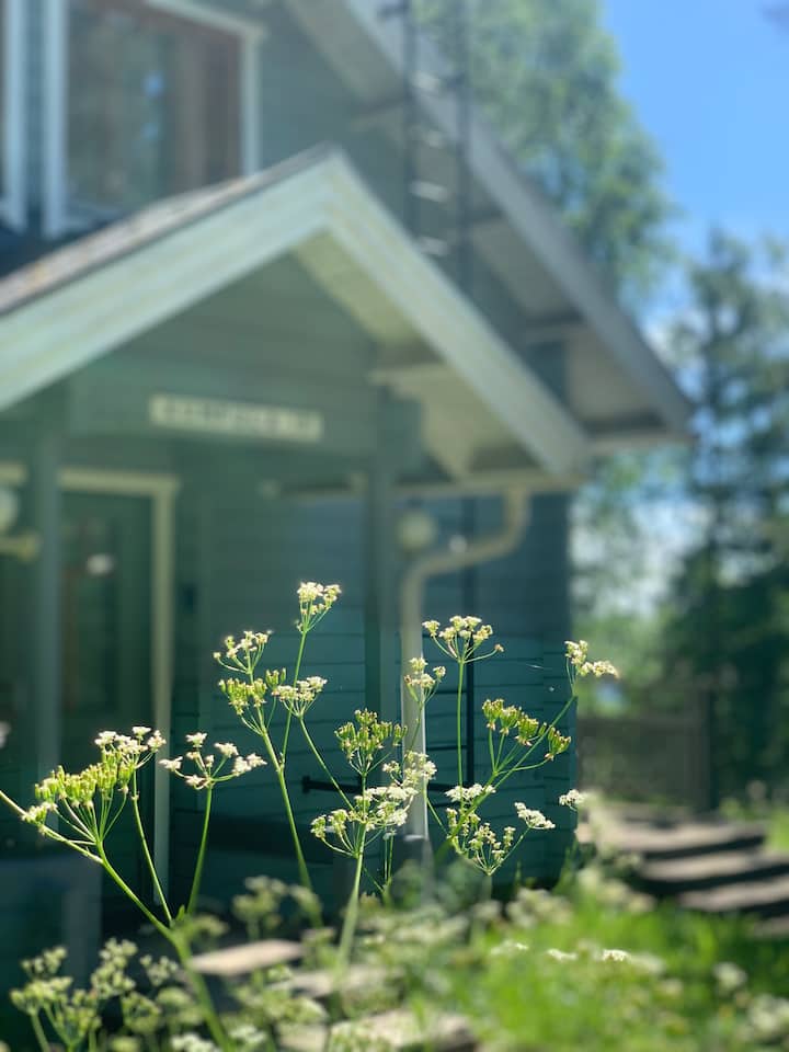 Tahkon Riihiranta-6, Tilava Mökki Rantapaikassa - Kuopio