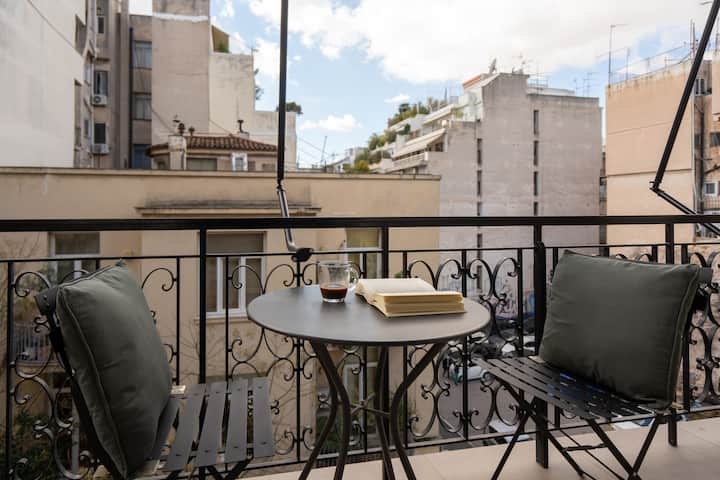 Modern Apartment N Exarchia With Balcony & Gym - Athens