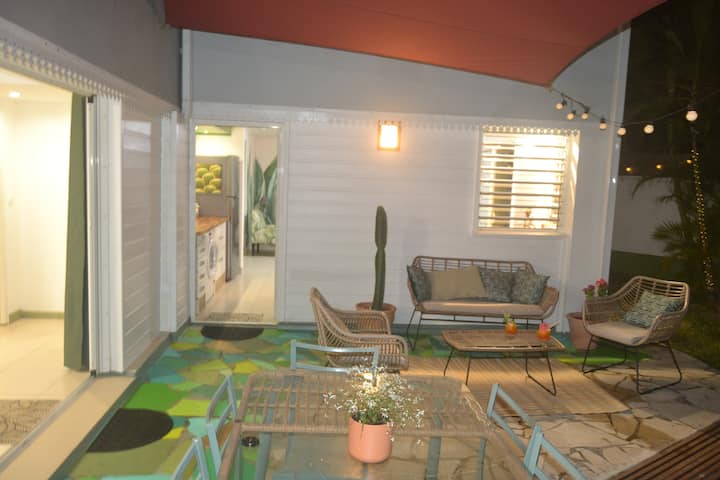 3 Chbres, Jardin Cosy, Spa, 5mn Plage, "Kalaoula" - Réunion