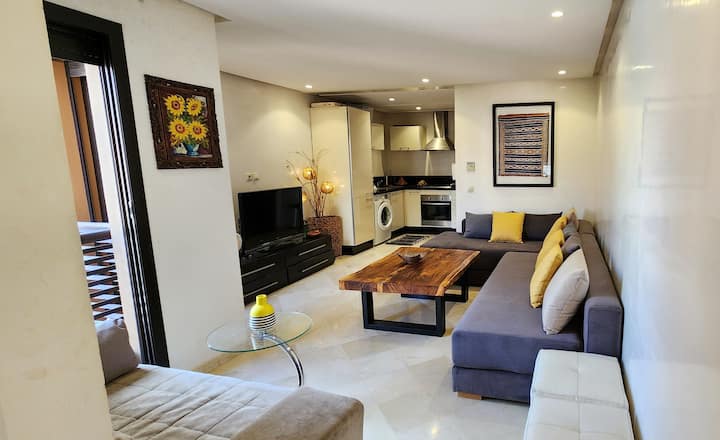 Appartement 1 Chambre +1 Salon , Quartier Chic - Marrakech