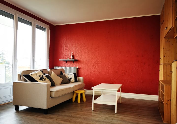 Appartement 3 Chambres - Parking Vue Parc - ibis Bordeaux Mérignac