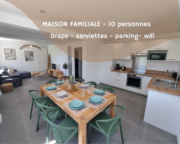Maison Familiale - 10pers - Classée 3 éToiles - Penmarch