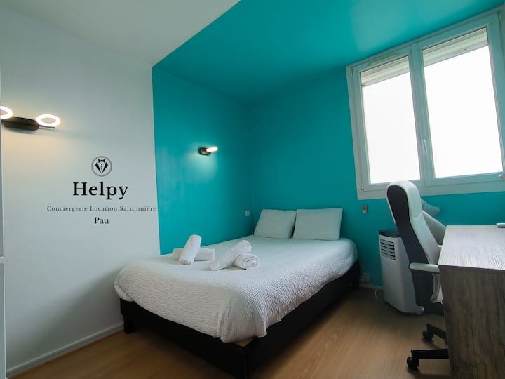 Appart Tout Confort-4 Pers-calme-parking Gratuit - Pau