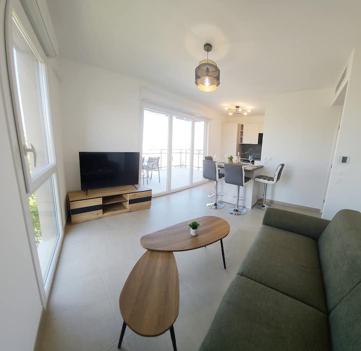 Appart Neuf Fréjus Plage, Clim, Terrasse, Box,wifi - Fréjus