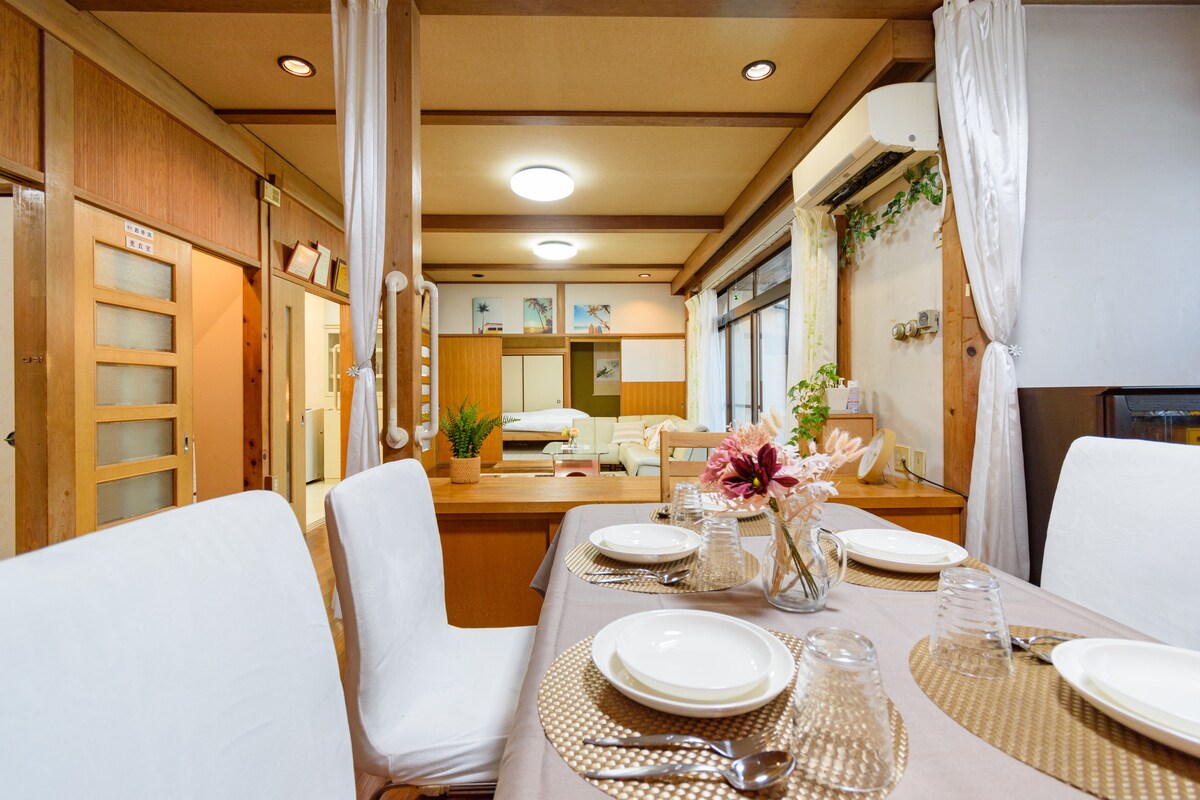 [30 days ~] Spacious Japanese-style room 16.5㎡, detached house with ...