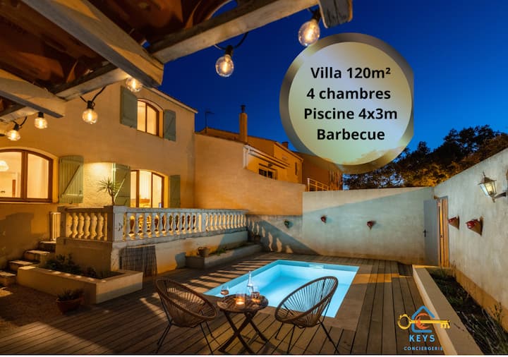 Maison Jade - Villa Avec Piscine * Calme - Narbonne