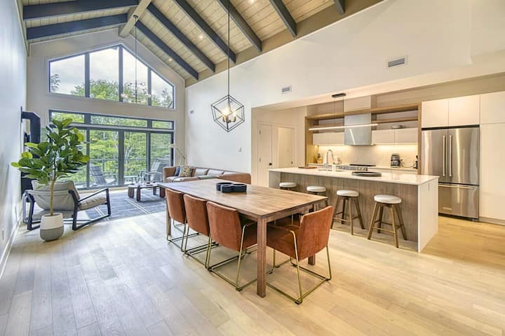 Modern Verbier Home: Hot Tub, Sauna, Gym! - Mont-Tremblant