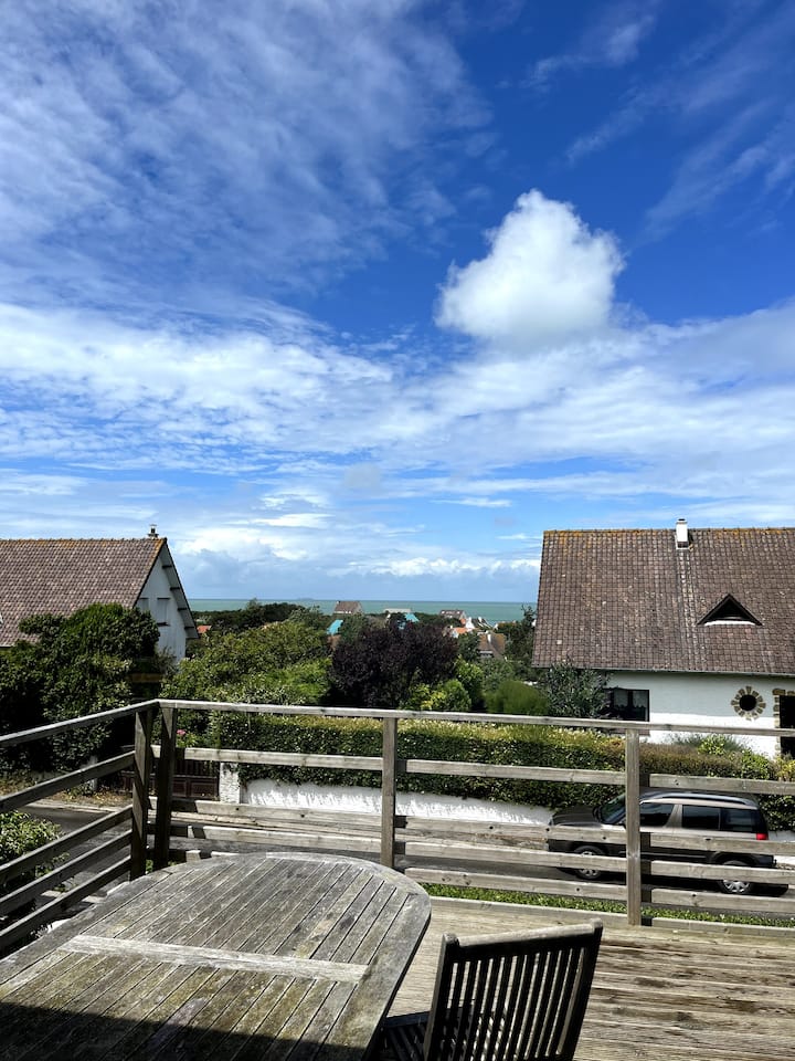 Vue Mer, Villa Avec Jardin - Wissant