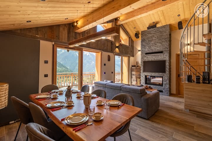 200 M Des Télécabines, Cheminée & Cosy - Champagny-en-Vanoise