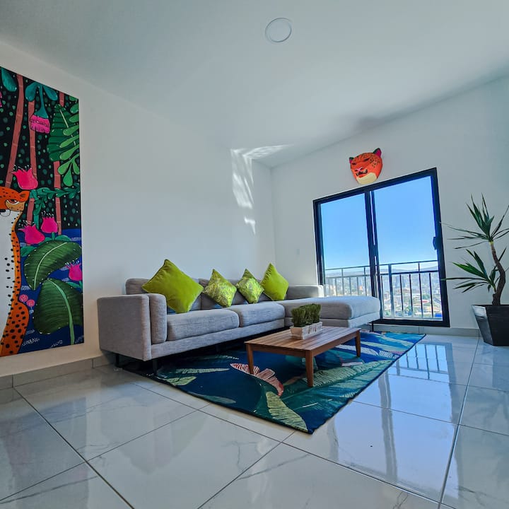 ¡Aesthetic Departamento Con Hermosa Vista! - Tijuana