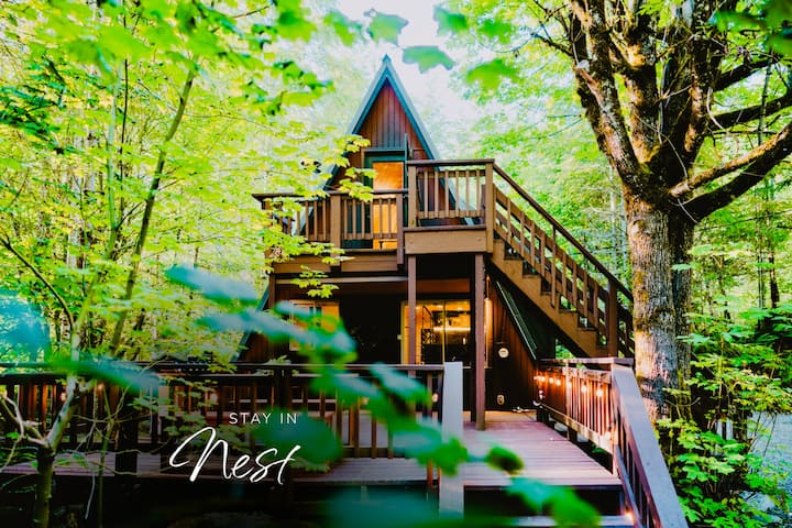 Whispering Timber By Stay In Nest -A Frame/hot Tub - Skykomish, WA