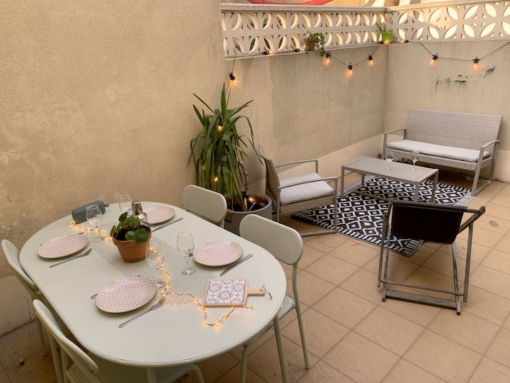 Maison Patio Ombragé Clim - Étang de Leucate