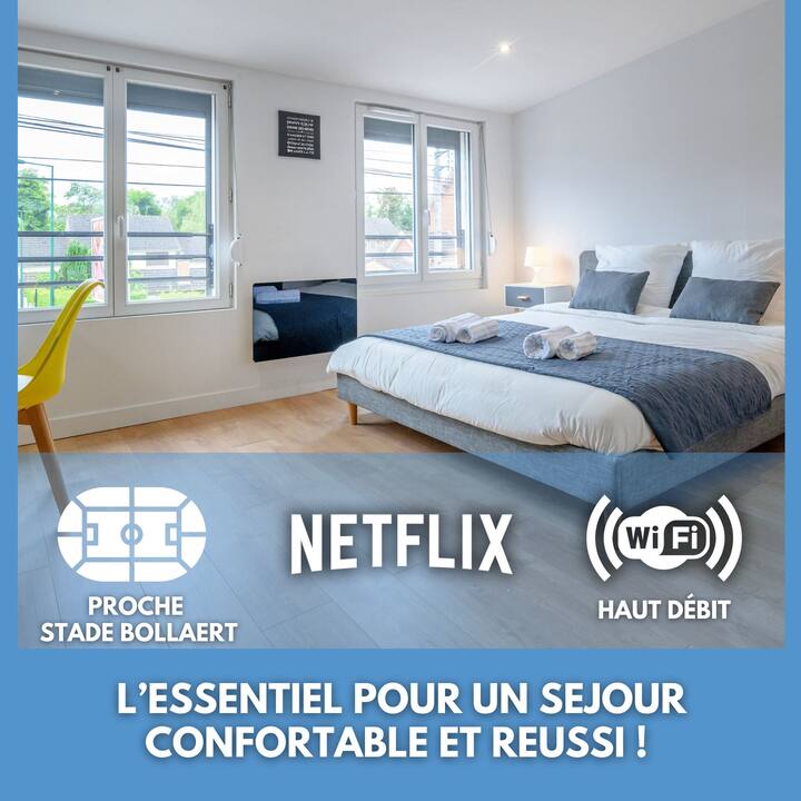 Le Louvre Lens - Premium | Wifi | Balcon & Parking - Lens