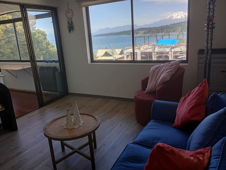 Departamento Full Equipado Con Vista Volcán Y Lago - Villarrica