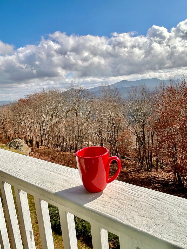 New Sky High On Beech-walk To Sledding-1 Mile Ski - Beech Mountain, NC