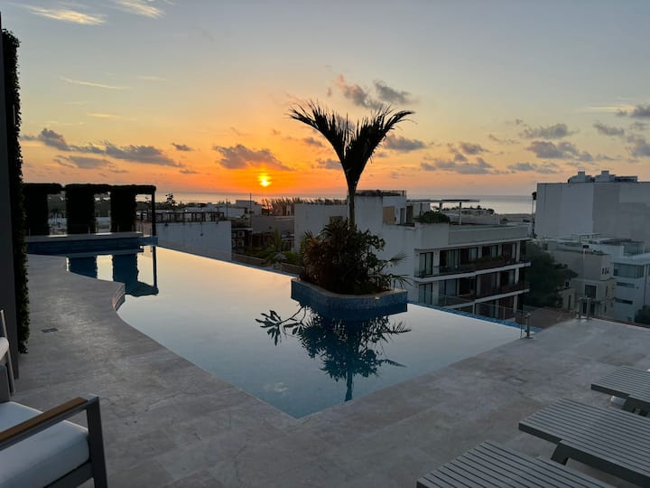 New Loft Between 5th And The Beach With Balcony - Playa del Carmen