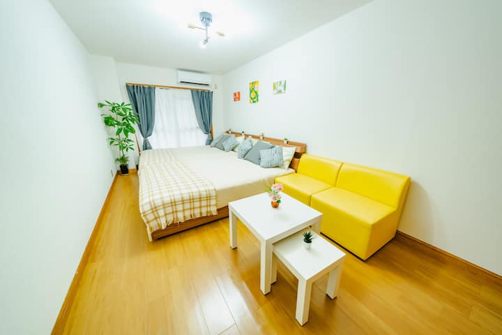 ❷/閑静な住宅街/博多ポートタワー目の前！/最大4名/ダブルベッド2台 - Fukuoka, Japan