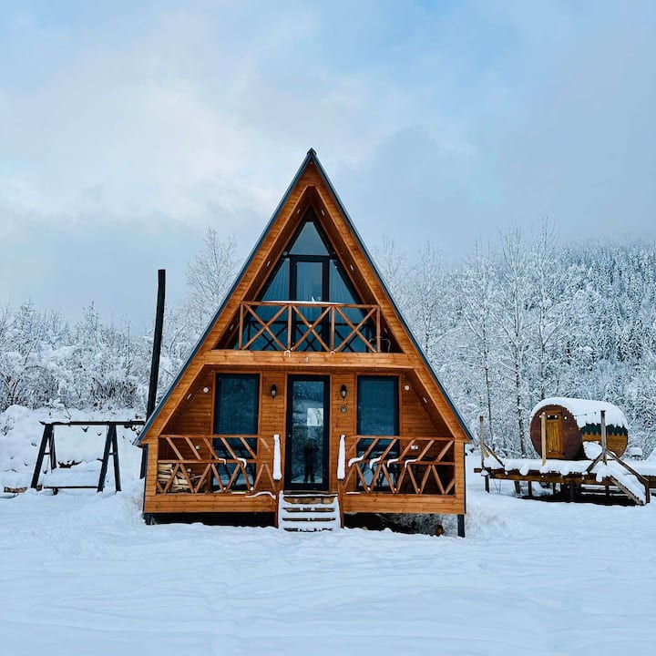 Villa Wood In Mestia - Geórgia