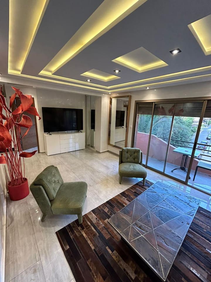 Bel Appartement De 90m² Hivernage-gueliz - Marrakesh