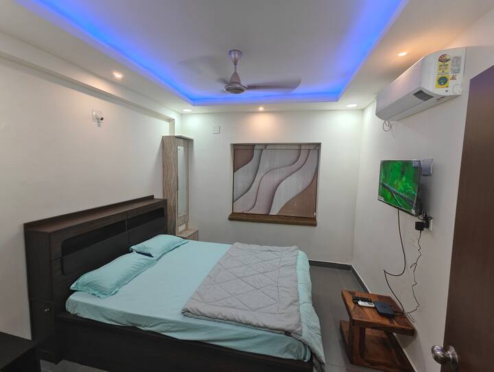 1bhk@resort+kitchen Self Service Homestay - Puri