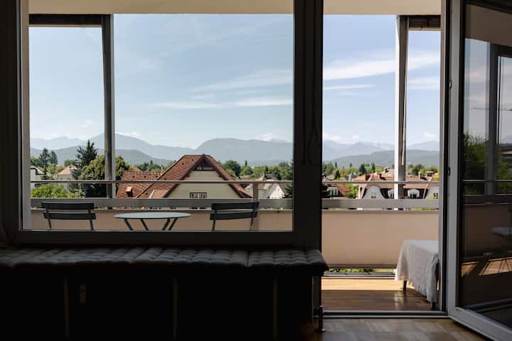 Terrassenwohnung Panoramablick Kreuzbergl - Klagenfurt am Wörthersee