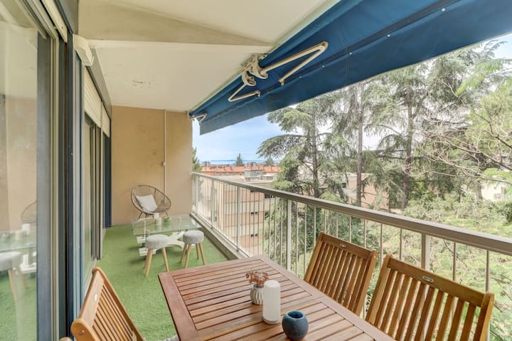 Bel Appartement à Nice Avec Terrasse Et Parking - Nice