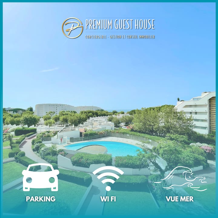 Pgh N°4 - Vue Mer, Piscine & Parking Privé - La Grande-Motte