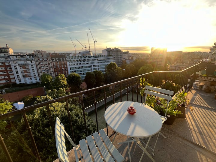 Appartement 4p. Avec Terrasse - Paris