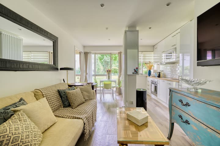 Apt 37m2, 1 Chambre, Vue Jardin, à Clichy, Parking - Clichy