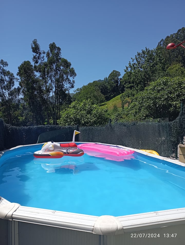 Casa Con Piscina Y Barbacoa - Liendo