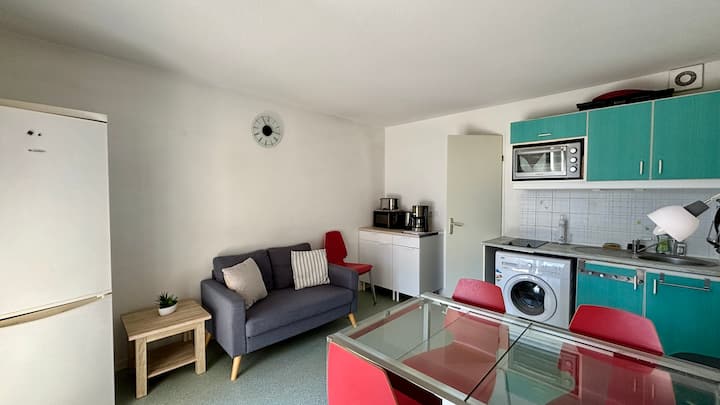 Joli T2 Cabine 4p. Proche Plage /2 Jardins/piscine - Frontignan