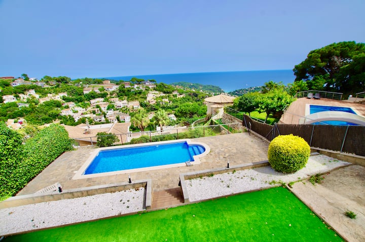V&vlloret-villa Violetes Espectaculares Vistas Mar - Lloret de Mar