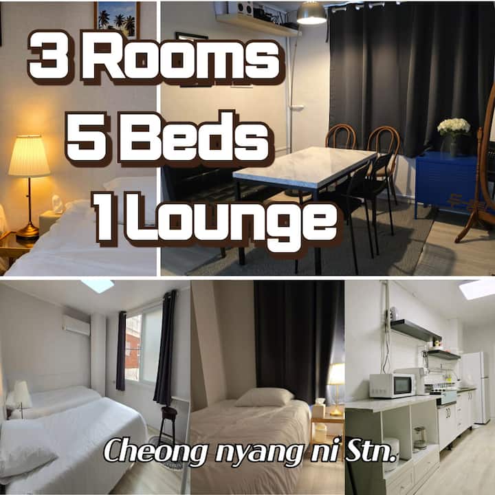 청량리 5beds 3rooms 1 Lounge #미스터멘션 - Seoul