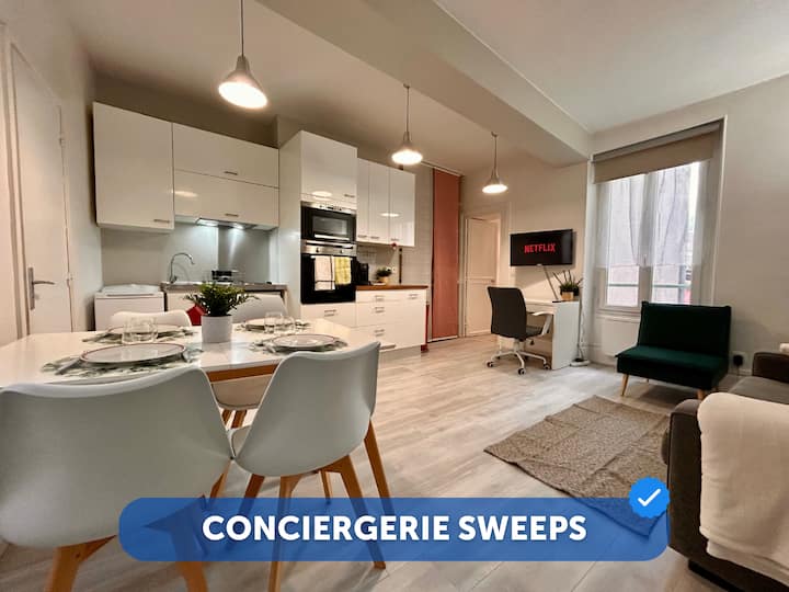 Rue Piétonne  - 4 Pers - Proche Place Du Marche - Fontainebleau